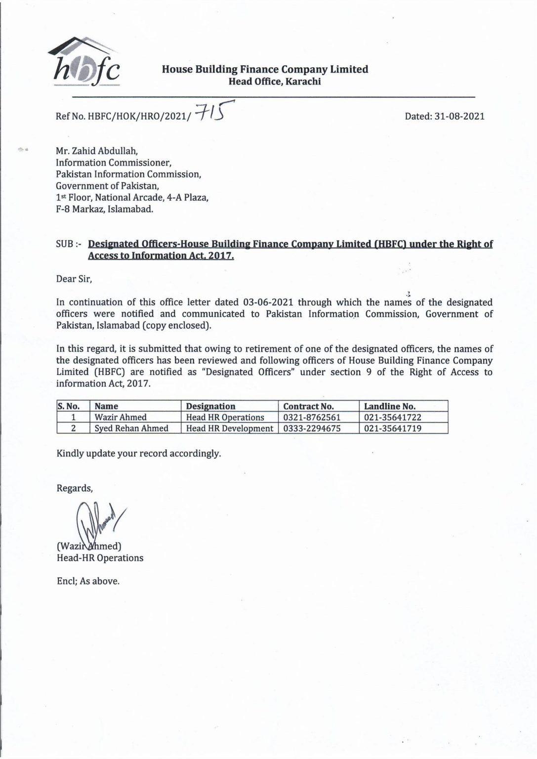 Pakistan Information - House Building Finance Company - HBFC